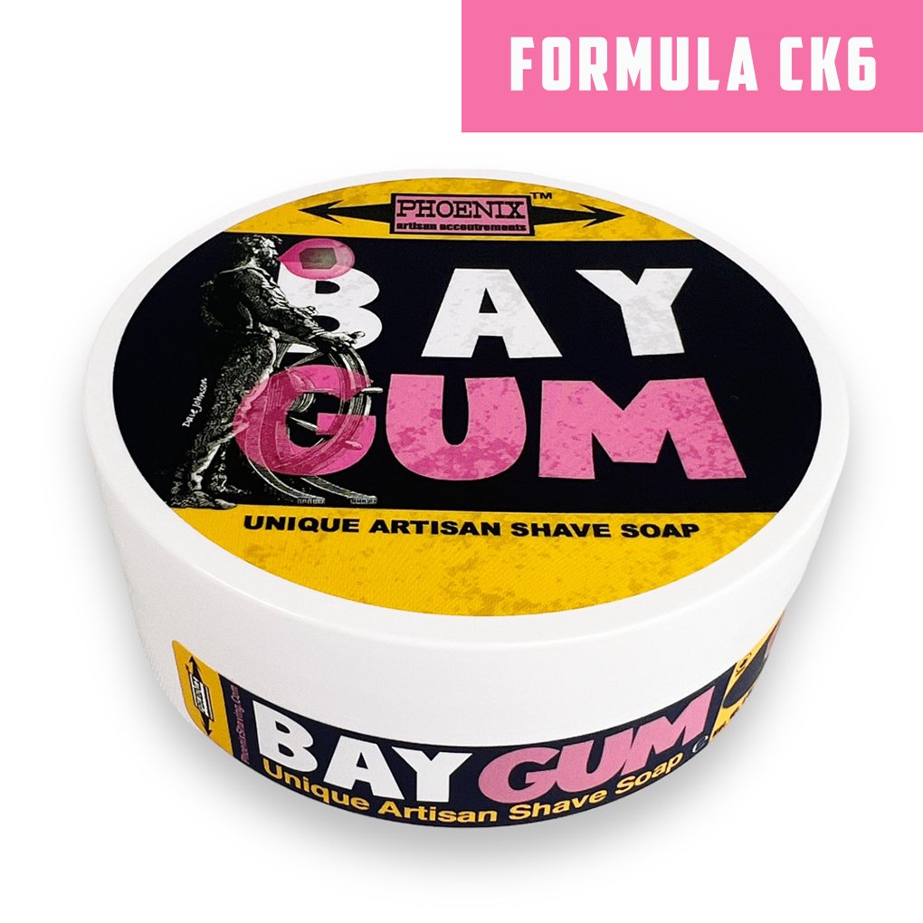 BAY GUM Artisan Shave Soap | Ultra Premium Formula CK-6 | 4 oz — Phoenix Shaving