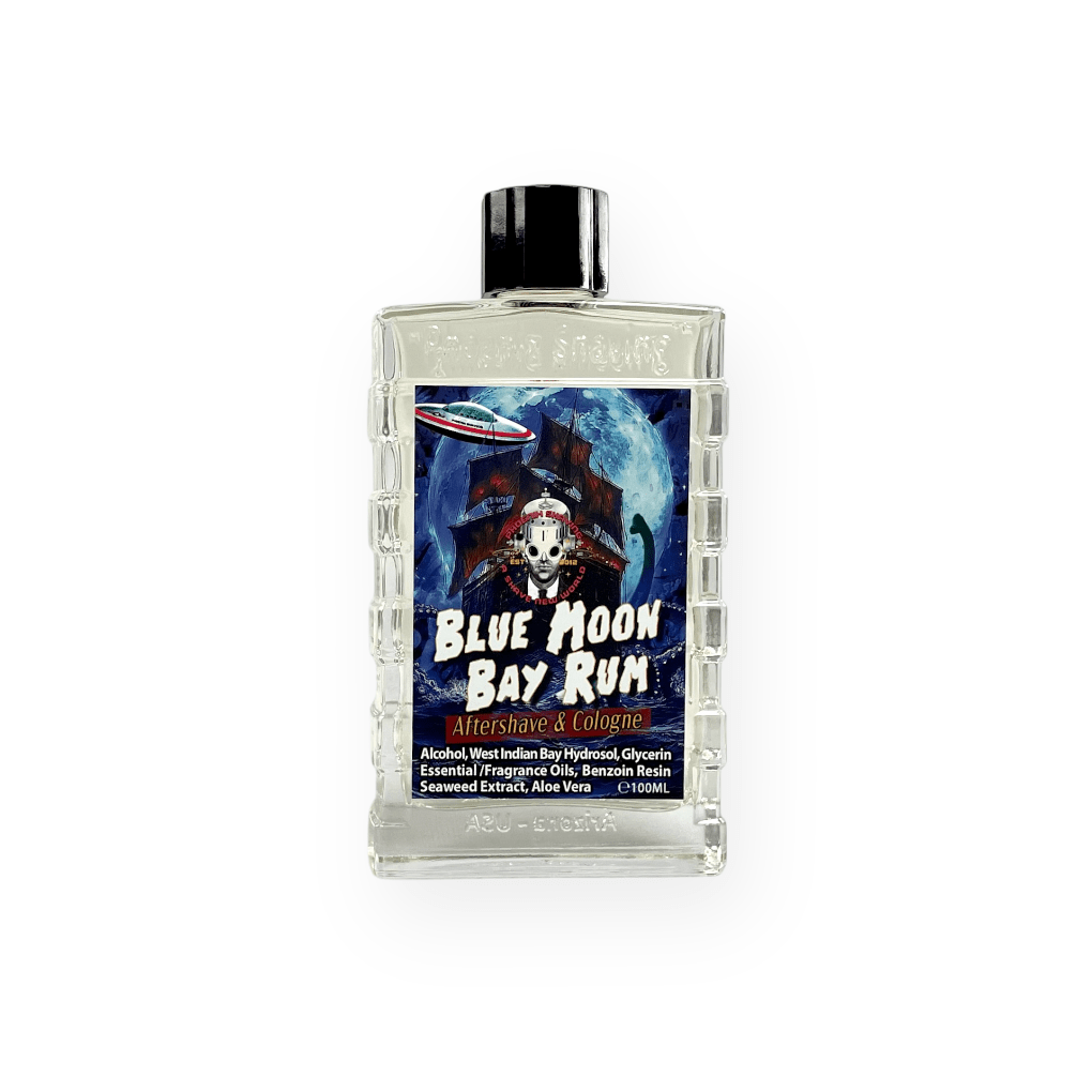 Blue Moon Bay Rum Aftershave Cologne | A Celestial Twist on a Shaving ...
