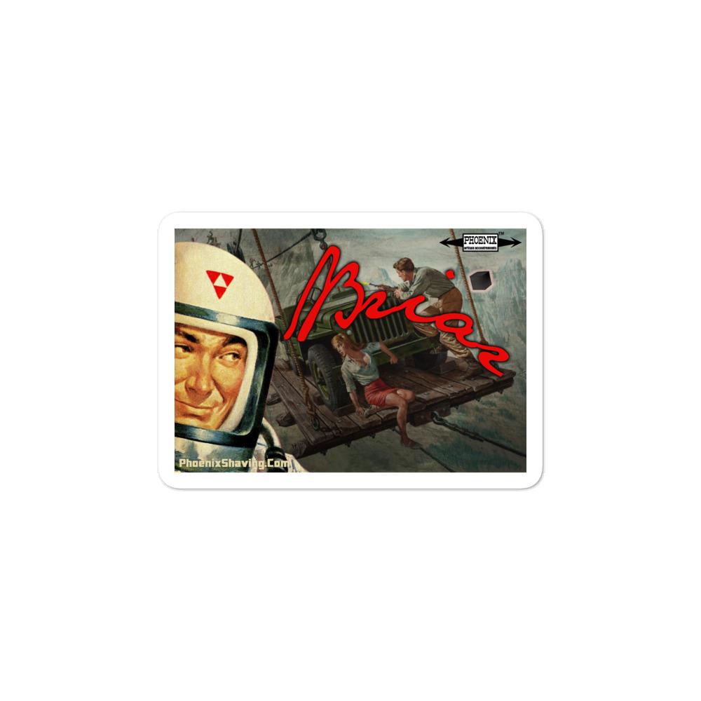 Briar Vinyl Bubble-Free Stickers | Available in 3 sizes — Phoenix Shaving