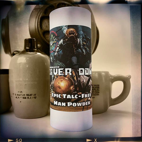 Diver Down Epic Talc Free Man Powder | Mentholated! | Homage to the Or ...