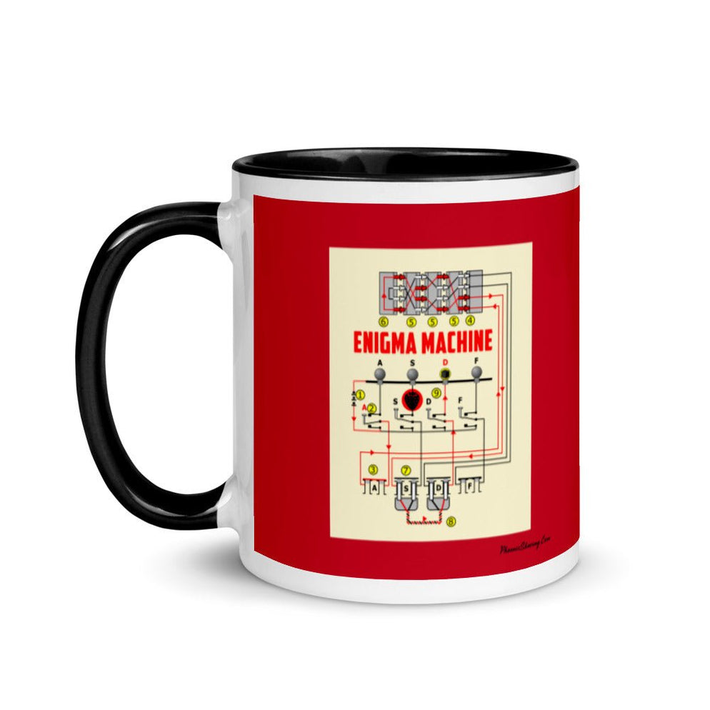 Enigma Machine Classic Diner Coffee Mug | Available in 2 colors ...
