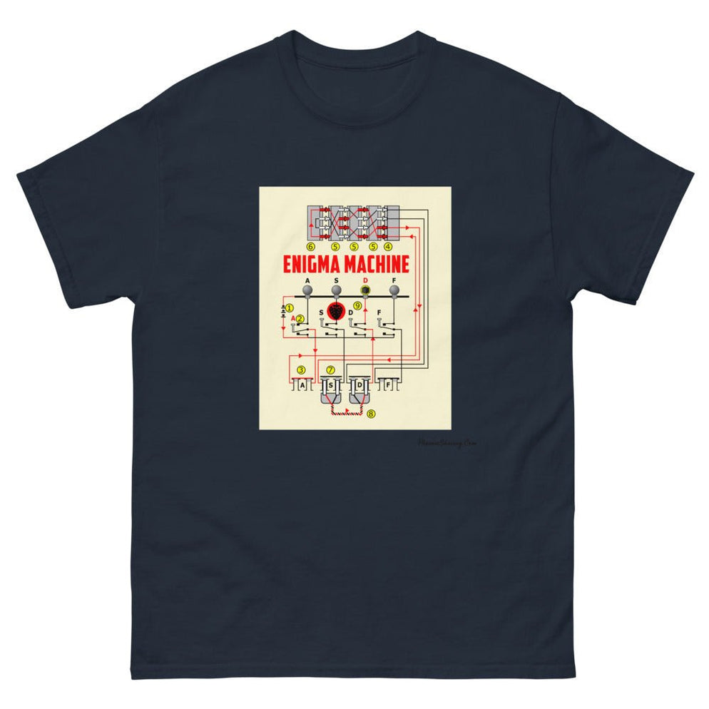 Enigma Machine Men's Classic Heavyweight T-Shirt | Available in 3 Size ...