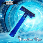 Phantom Blue Open Comb Double Slant Safety Razor | Twisted Shave Tech ...