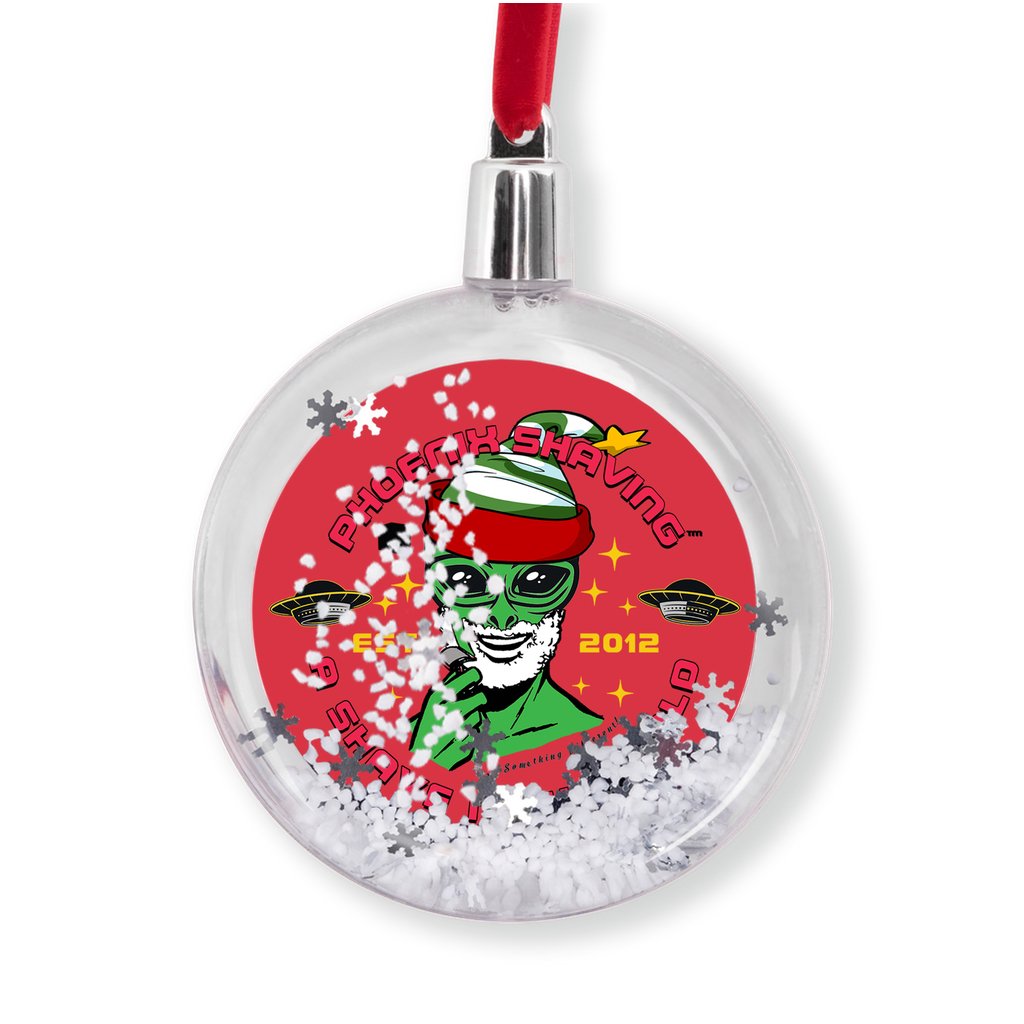 Shaving Alien Snow Globe Ornaments — Phoenix Shaving