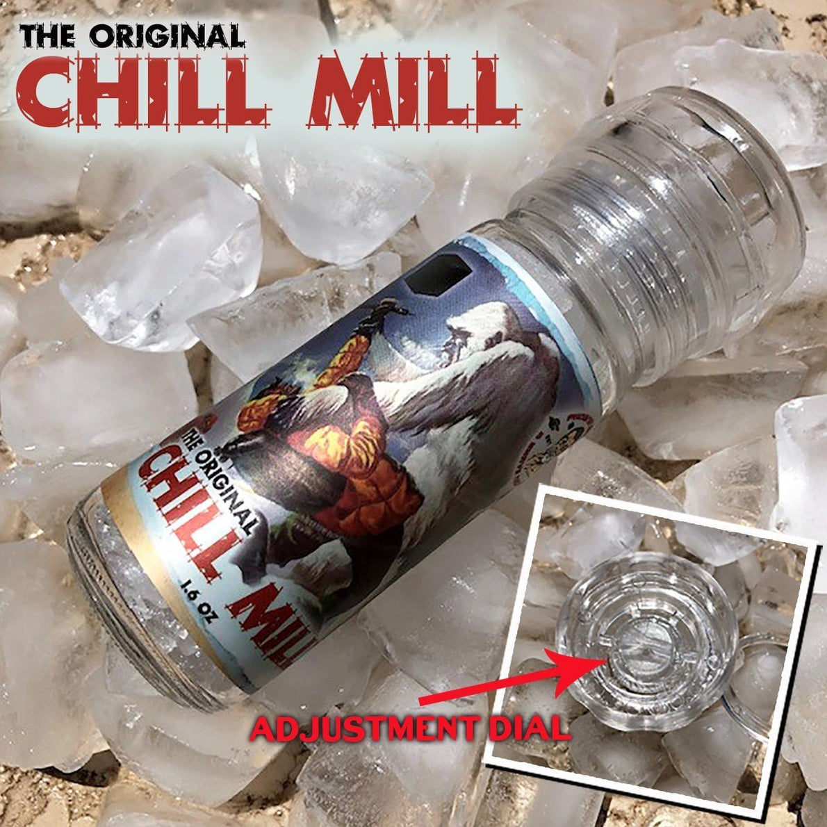 The Chill Mill - Adjustable Menthol Grinder | Control How Cold Your Ne ...