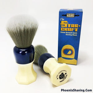 The Starcraft | 24mm Roswell (grey) Hybrid Synth Brush | Retro Shave T ...