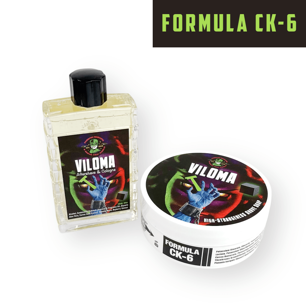 VILOMA Artisan Shave Soap & Aftershave Bundle | Ultra Premium CK-6 For ...