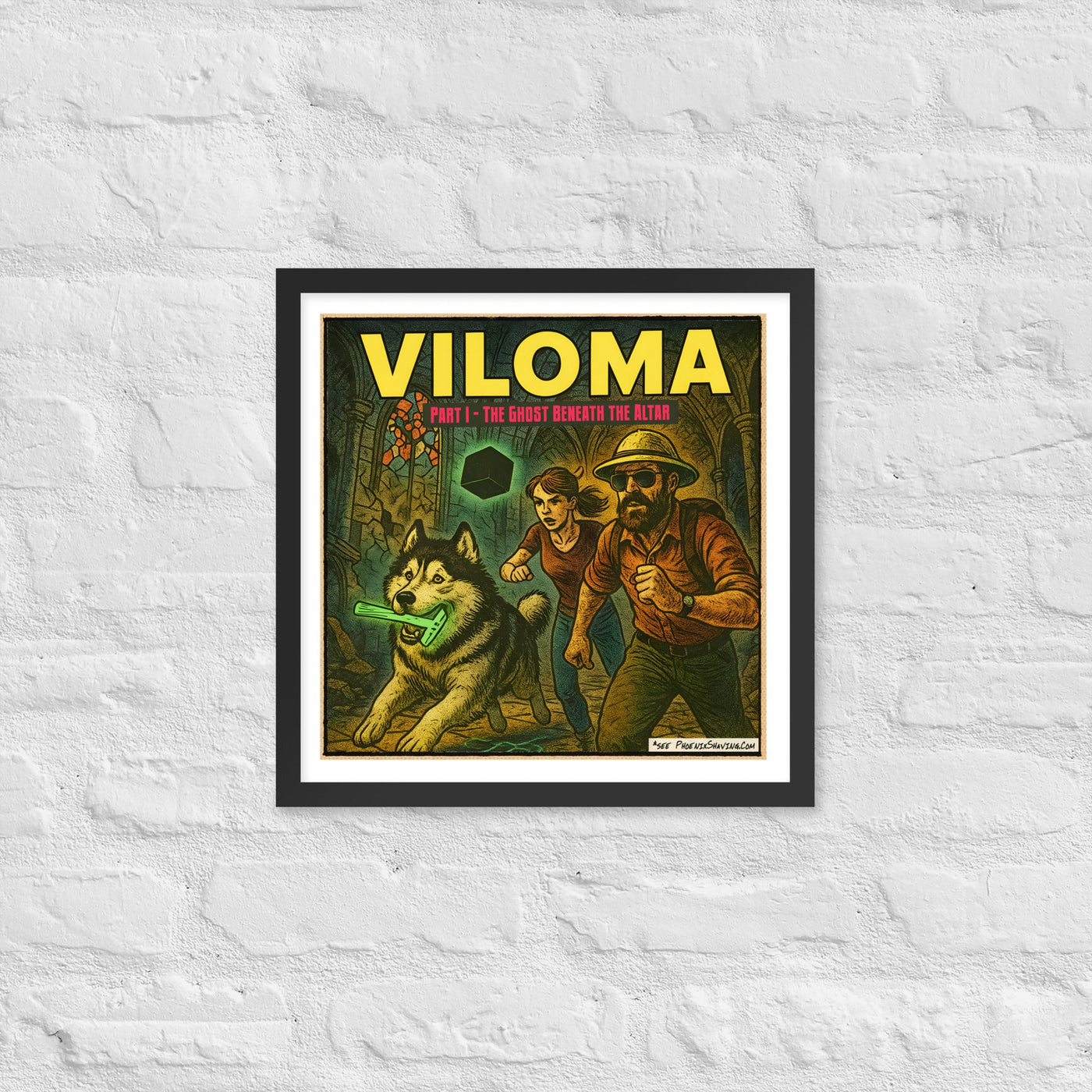 VILOMA: Part 1 - The Ghost Beneath the Altar Comic Art Framed Print ...